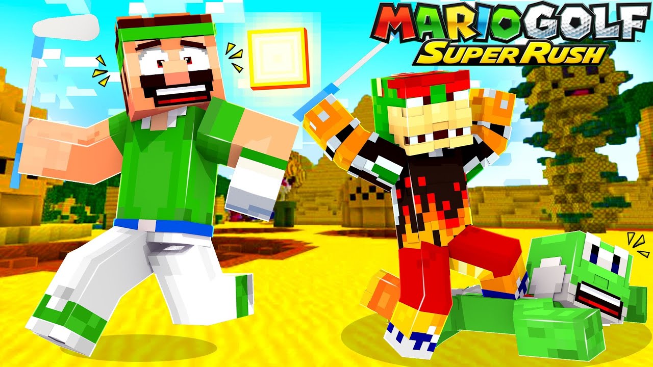 Minecraft Mario Golf Super Rush - Dry Dry Desert! [2] - YouTube
