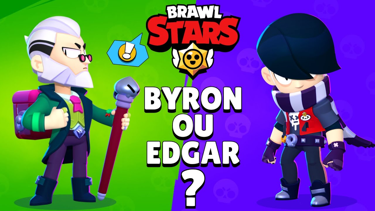 EDGAR ou BYRON? QUAL é o MELHOR? ATUALIZOU o BRAWL STARS!! CORRE! 🤯 ...