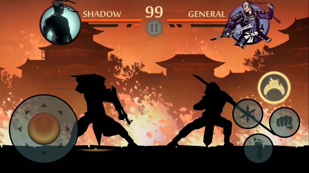 Shadow vs General - Shogun's Last Bodyguard - Shadow Fight 2 Special ...