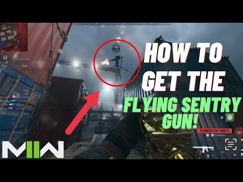 How To Get A FLYING SENTRY GUN on Modern Warfare 2! - YouTube