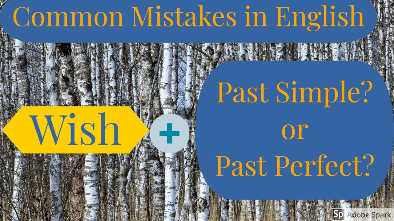 "Wish" + Past Simple or Past Perfect II Common Mistakes in English II ...