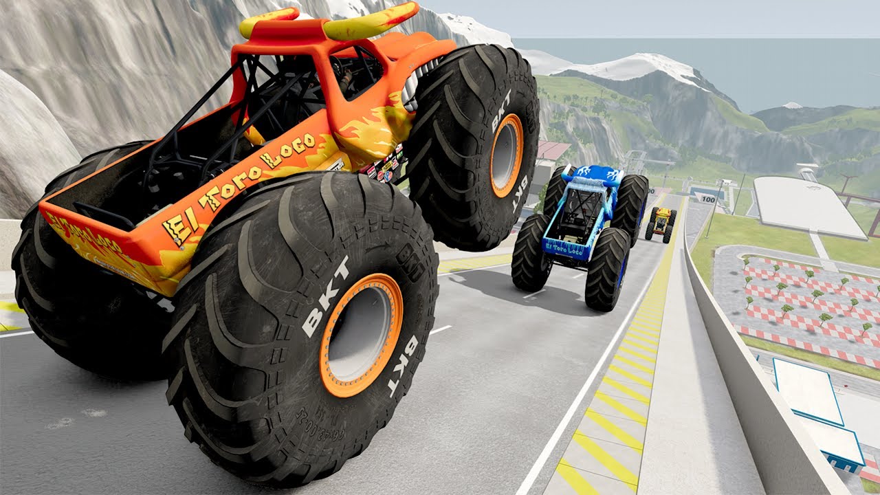 Epic High Speed Jumps #102 - BeamNG Drive | Griff's Garage - YouTube