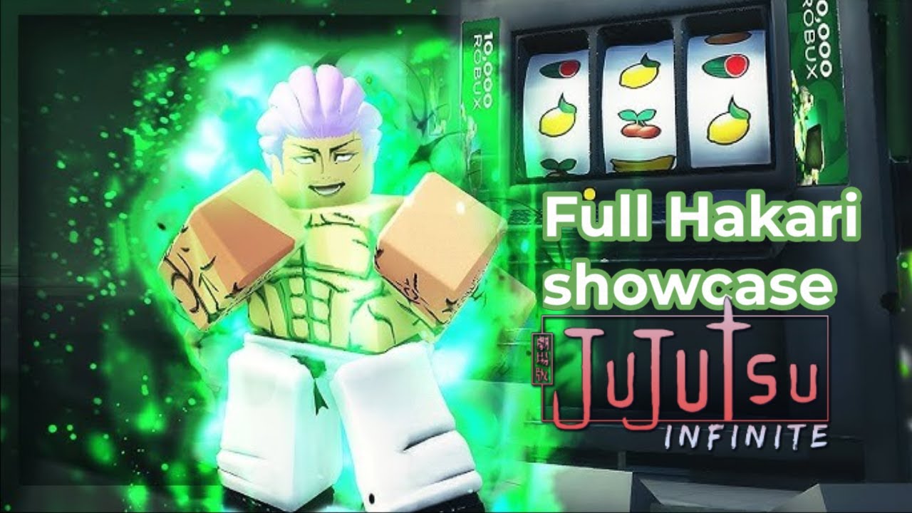 Full Hakari moveset showcase in Jujustu Infinite ROBLOX! (THE BEST ...