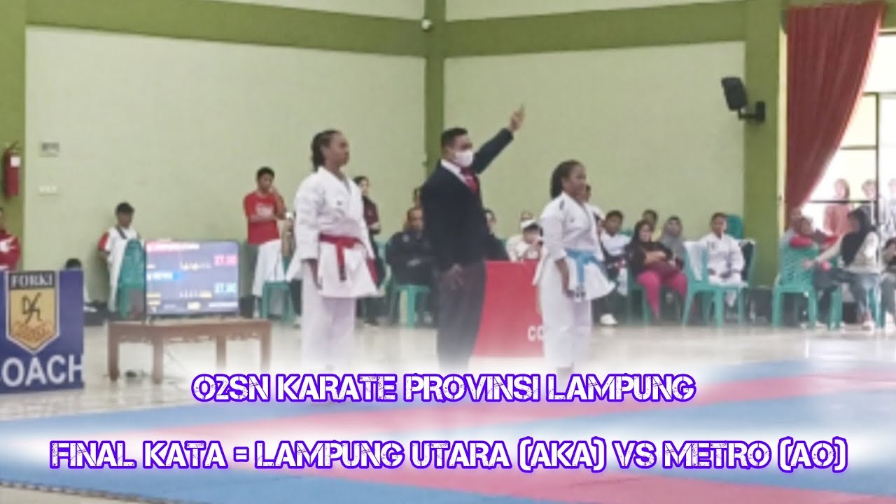 O2SN KARATE TINGKAT SMA PROVINSI LAMPUNG ( FINAL KATA KARATE) - YouTube