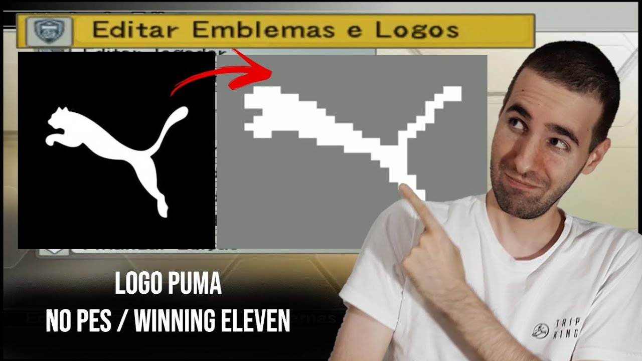 Como fazer o logo da PUMA no PES / Winning Eleven ps2 - YouTube
