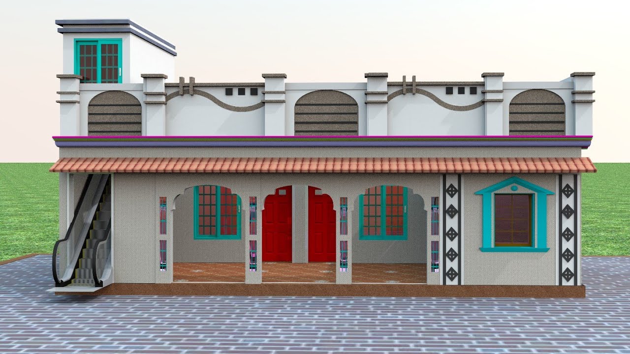 veranda design || new front elevation design || khubsurat ghar ka ...