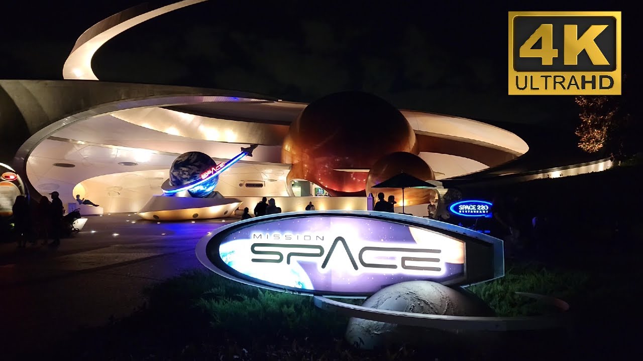 Mission Space FULL RIDE in ULTRA 4K from Epcot at the Walt Disney World ...