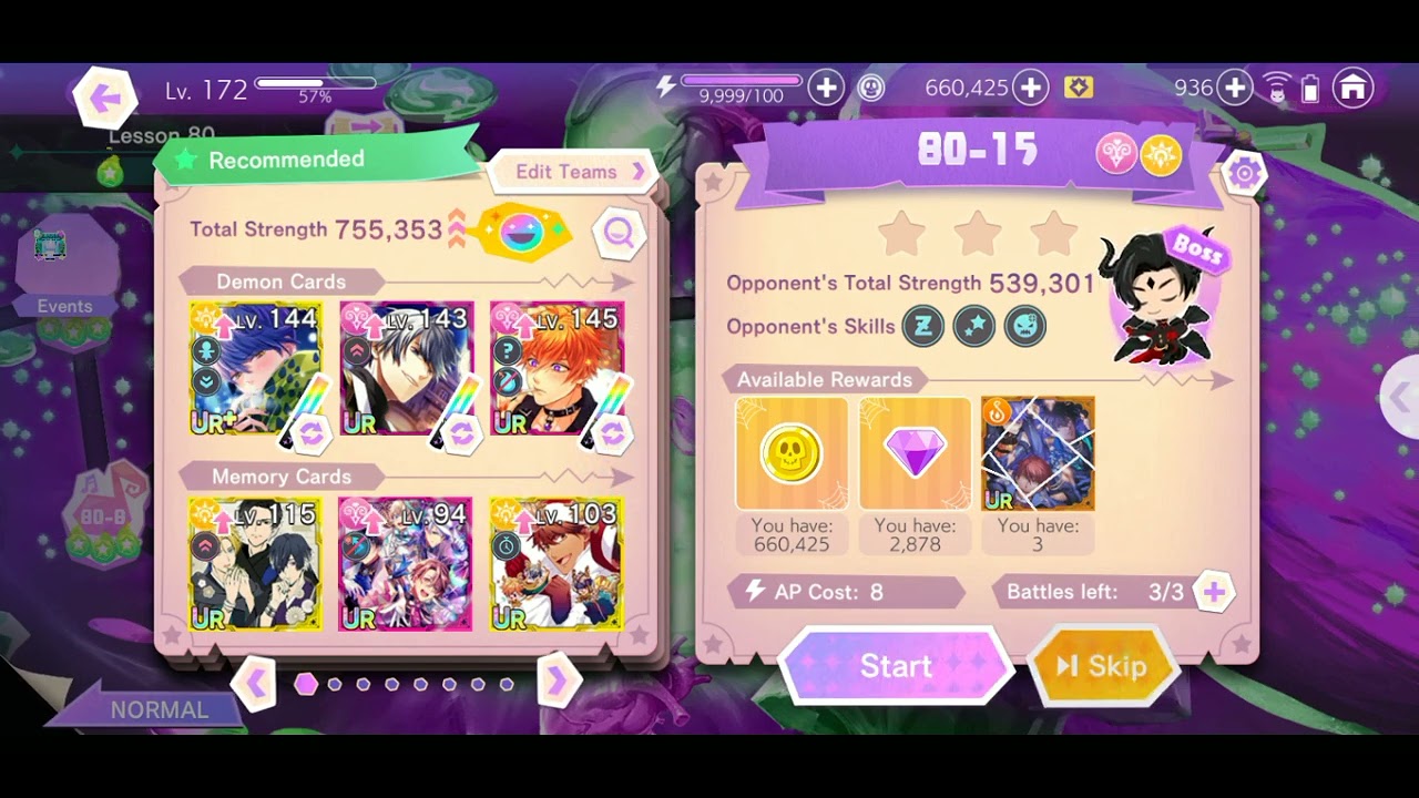 Obey Me 😈 Dance battle Boss - Hard lesson 80 - YouTube