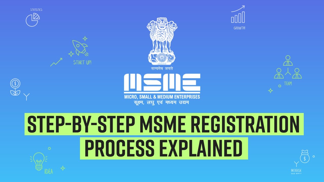 How to register as an MSME: Step by step msme registration guide| Udyam ...