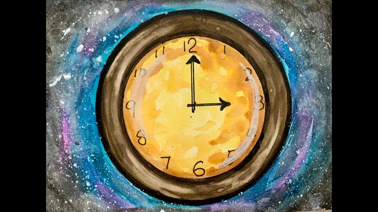 Watercolor Clock - YouTube