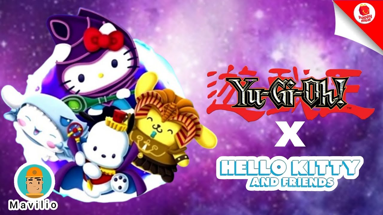 2024 McDonald's Yu-Gi-Oh X Hello Kitty And Friends Happy Meal Toys Indonesia Set 1-10 Complete ...