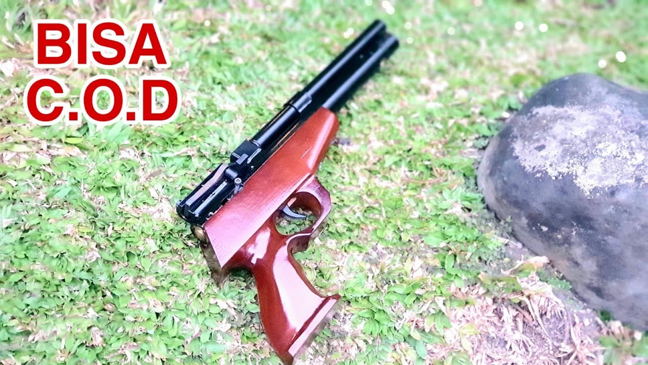 TEST PCP MINI PISTOL Tabung Monel OD 27 - 3500 psi / Laras 30 cm - YouTube