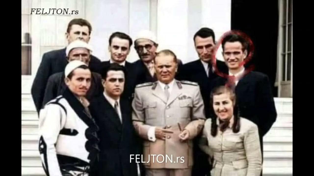 Zaokruženi Desimir Dačić, otac Ivice Dačića, a ovaj pokraj njega je Zaim Kurti - otac Aljbina ...