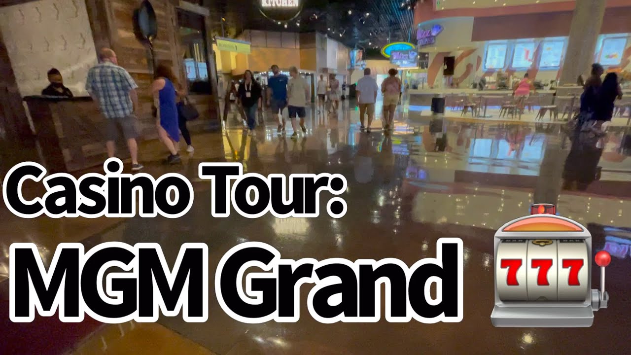 MGM Grand Casino: Las Vegas Slot Machine Tour and Walk Through - YouTube
