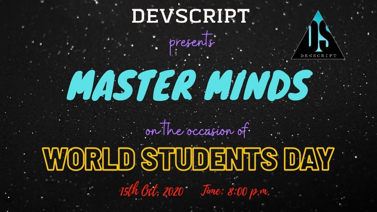 MASTERMINDS || QUIZ || DEVSCRIPT - YouTube