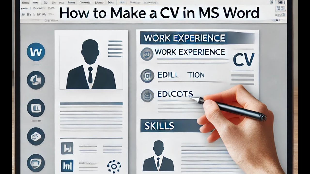 How TO Make CV Formatting in MS word - YouTube