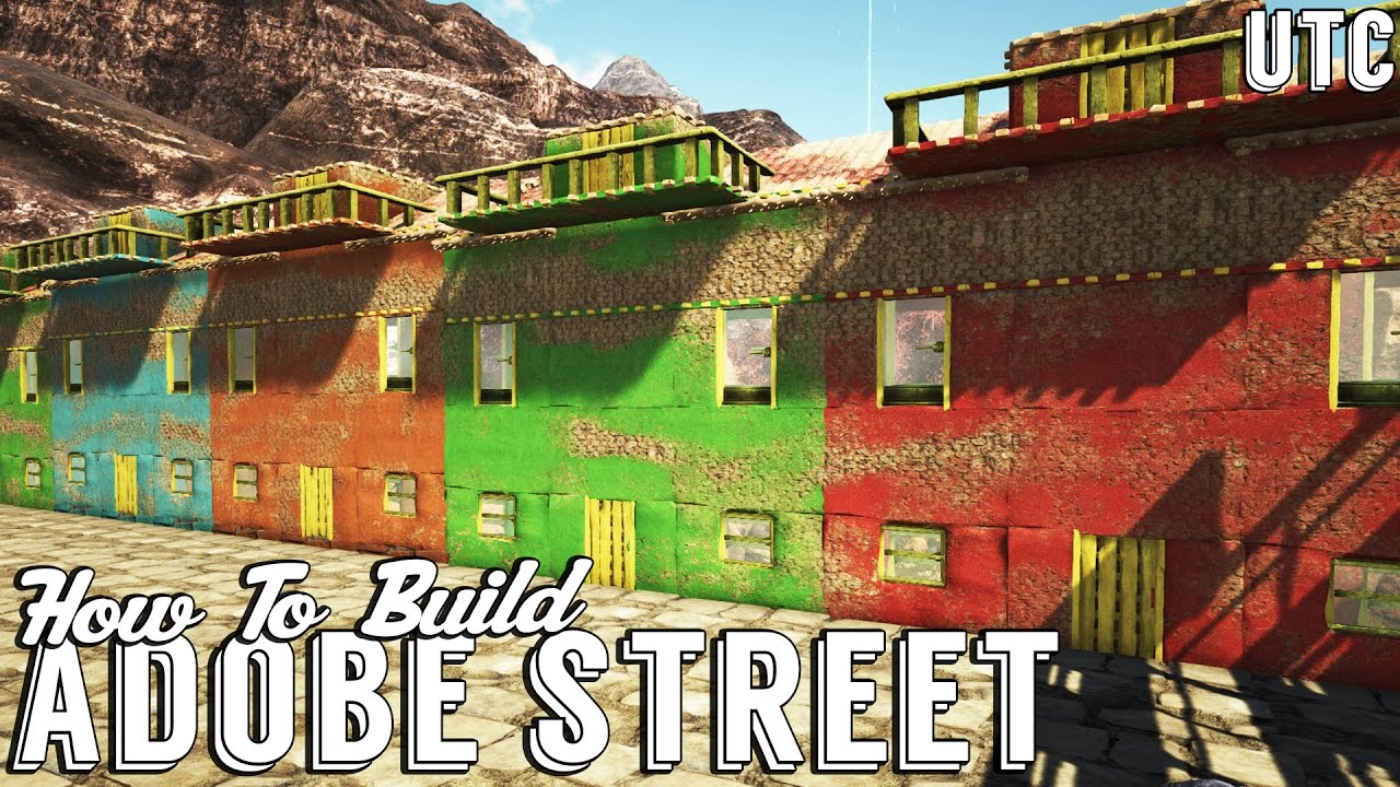 How To Build an Adobe Street :: Ark Scorched Earth Building Tutorial ...