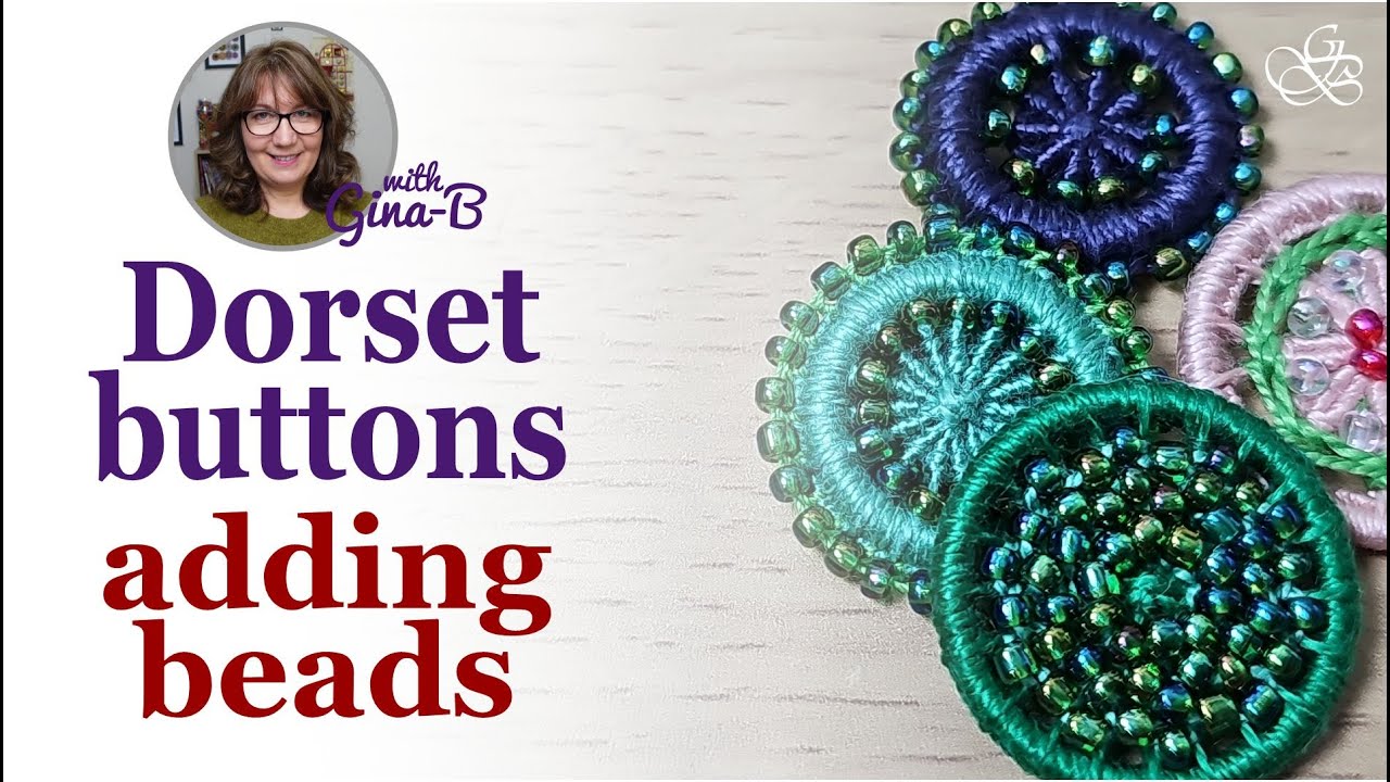Sparkle Up Your Dorset Buttons With Beads: 5 Ways To Add Bling! - YouTube