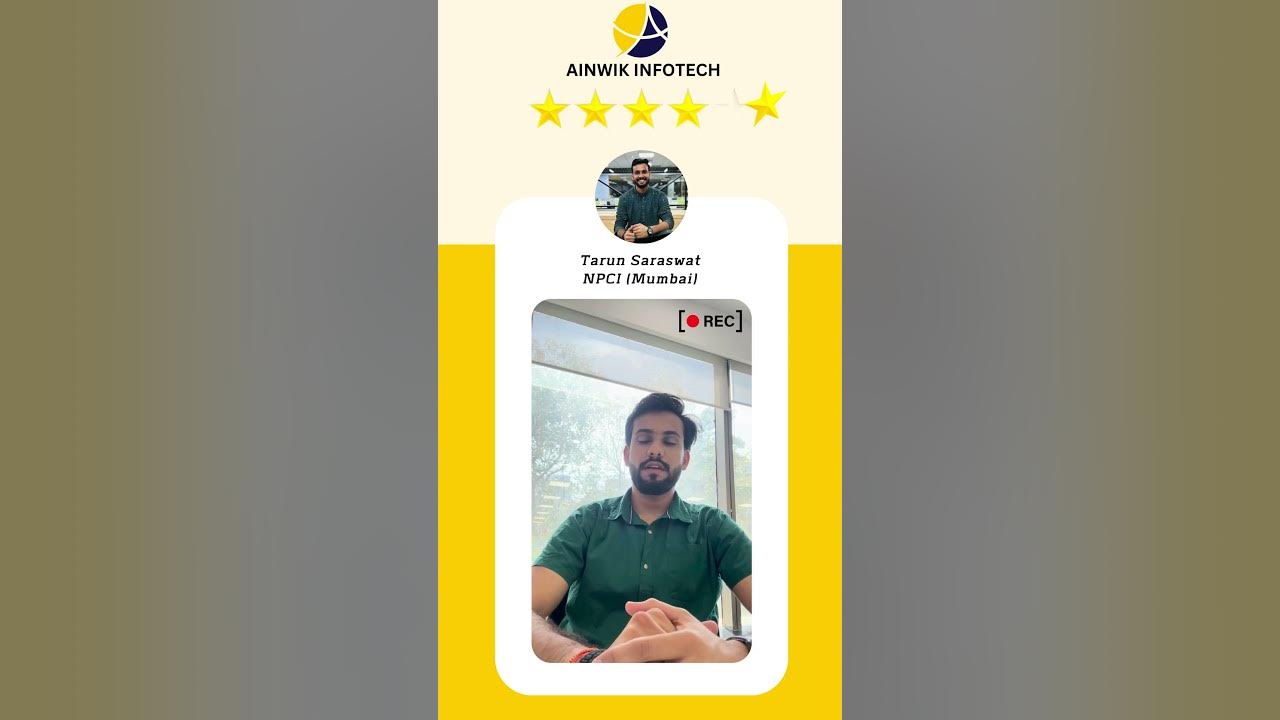 Alumni Feedback Keep Learning With Ainwik Infotech Python Java Android Dotnet Mernstack