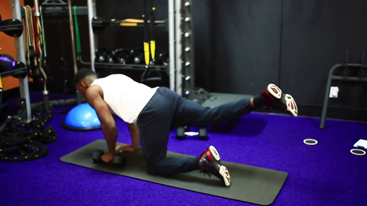 Quadruped Single Leg Row - YouTube