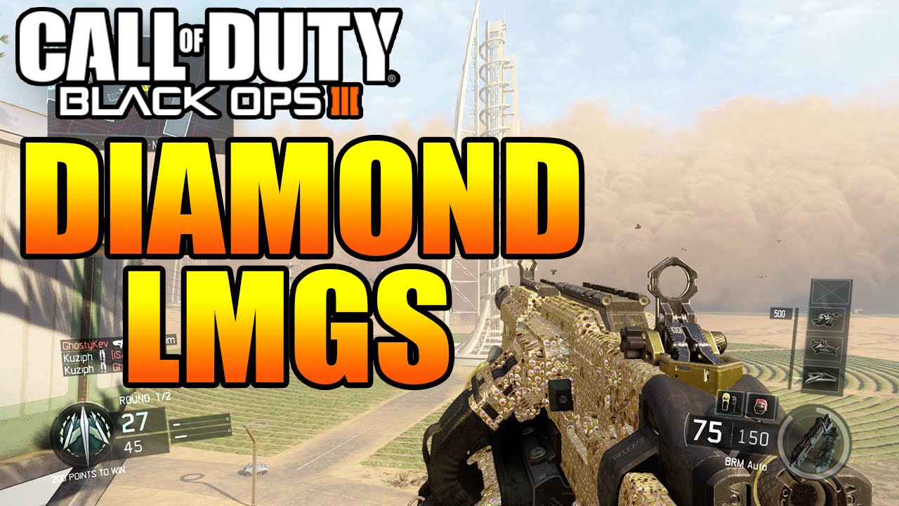 BLACK OPS 3 - DIAMOND CAMO GAMEPLAY! LMGS DIAMOND GAMEPLAY! (CoD Bo3 ...