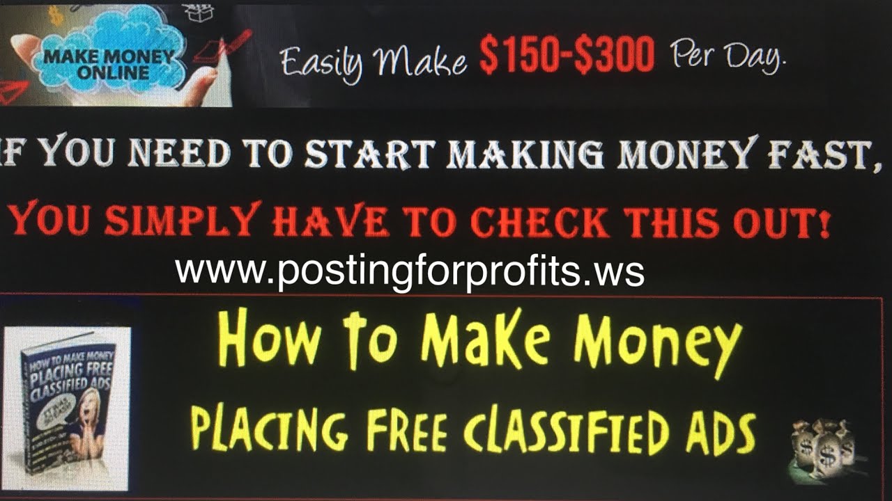 💰 Instant Cash Solution Copy and Paste Ads Make Money Online 2019 Work ...