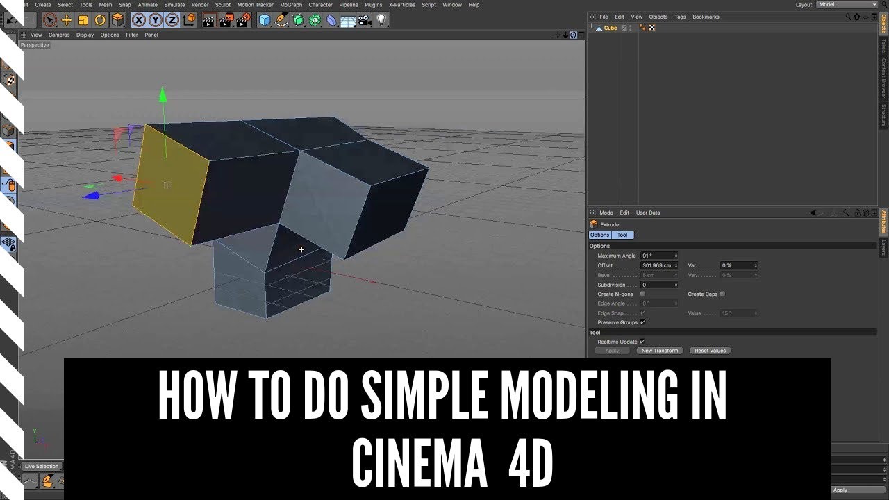 *NEW* Cinema 4D - Basic Modeling (Explained) | CINEMA 4D Bangla Tutorial - YouTube