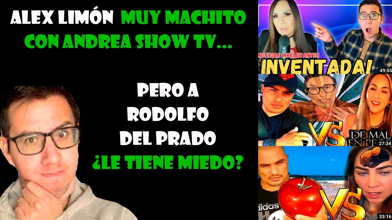 ALEX LIMON NO LE QUIERE RESPONDER A RODOLFO DEL PRADO - YouTube