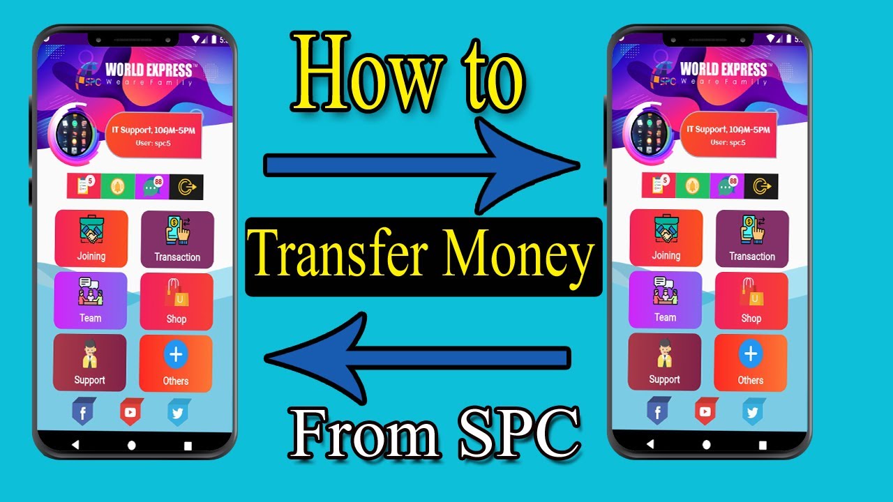 How to Transfer money From Spc Account | SPC অ্যাকাউন্ট থেকে কীভাবে ...