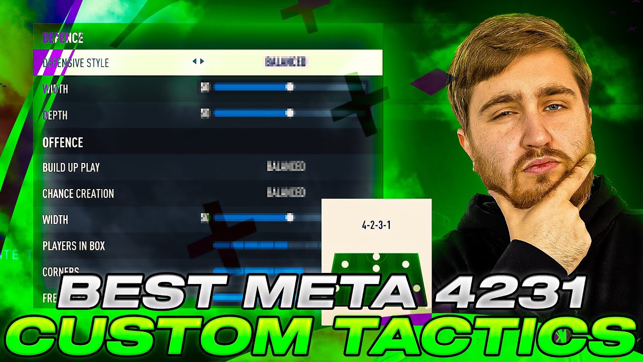 Why 4231 is the most META formation to give you WINS (CUSTOM TACTICS ...