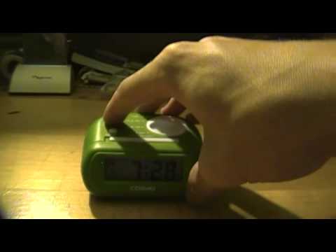 Cosmo Mini Alarm Clock - YouTube