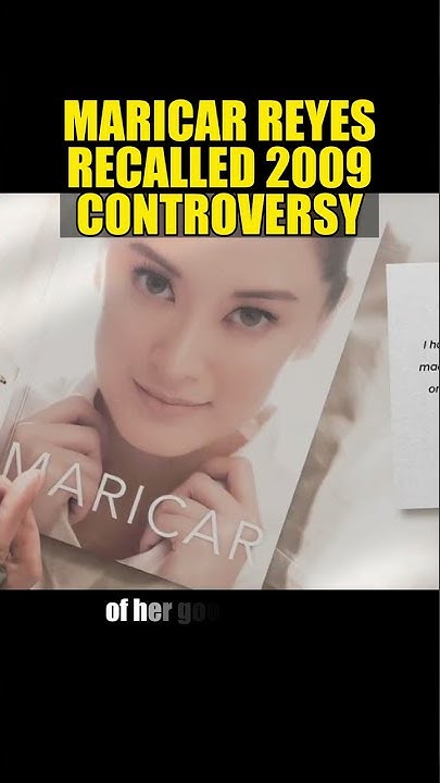 MARICAR REYES RECALLED 2009 CONTROVERSY #maricarreyespoon #maricarreyes #tonigonzaga - YouTube