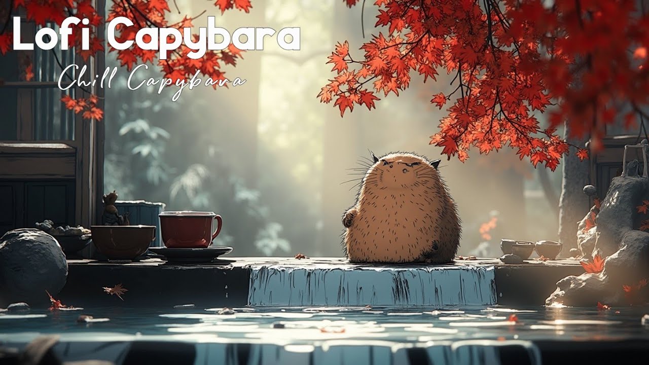 Chill Lofi Capybara Music Coffee Lofi Hip Hop Beats for Studying ...