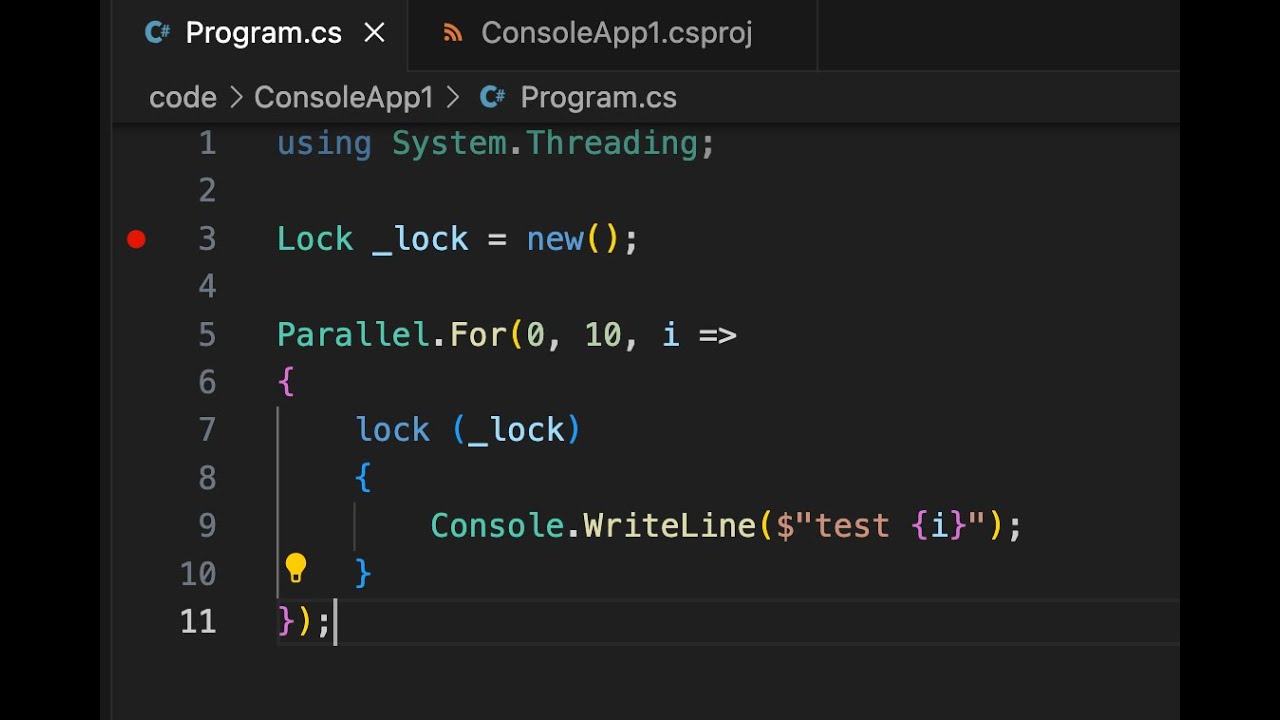 c# .net 9 Lock - YouTube