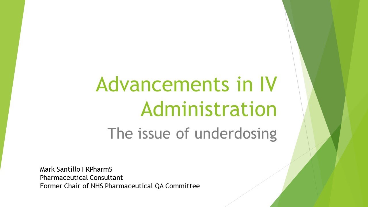 IV Forum; Advancements in IV Administration - Mark Santillo - YouTube