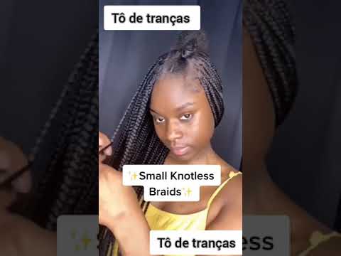 trancas finas também da pra fazer sozinha olha que lindaaaa😍🥰 #shorts