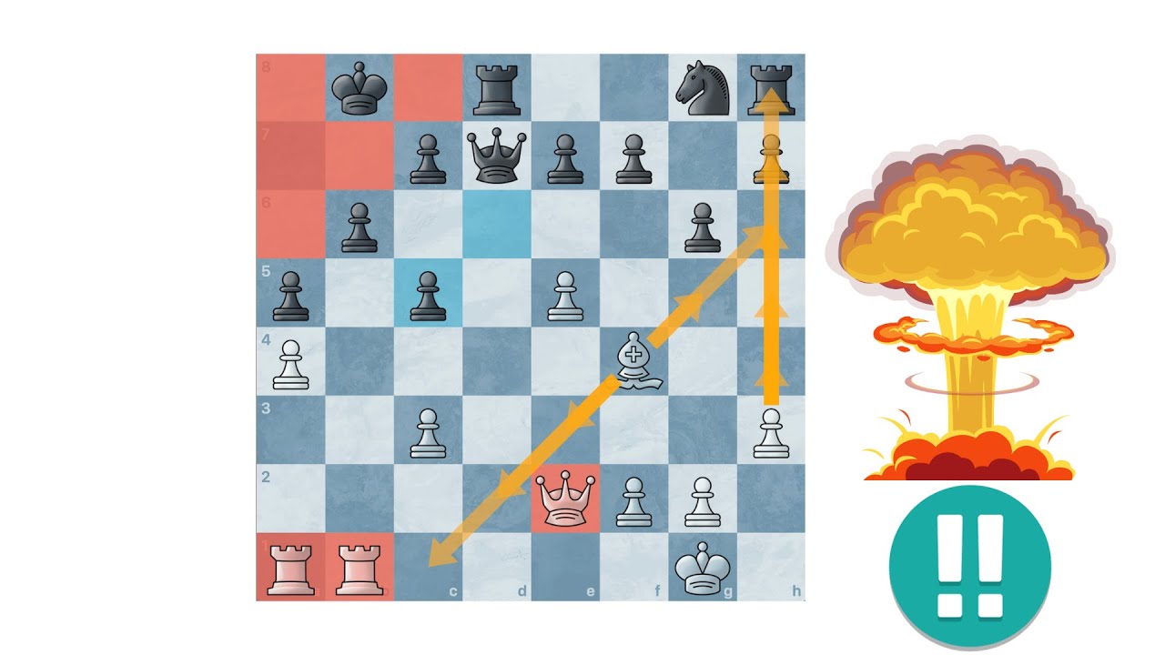 Stunning Brilliant Chess Move! - YouTube