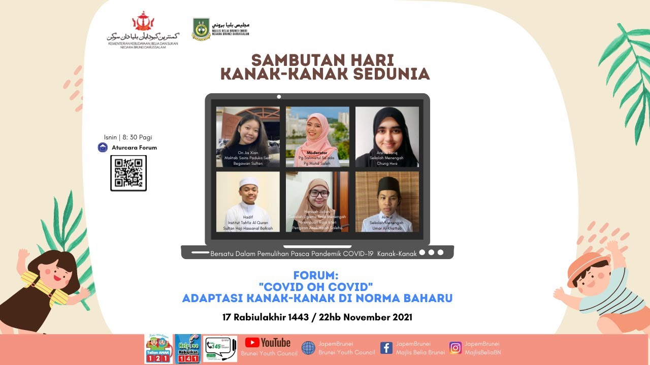 World Children's Day 2021 Celebration (Session 1) Forum - COVID oh ...