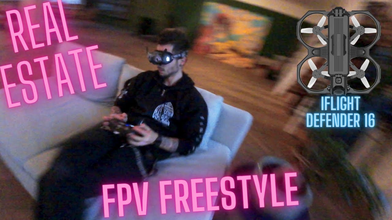 Iflight defender 16 Indoor Test - Cinematic FPV real Estate the ...