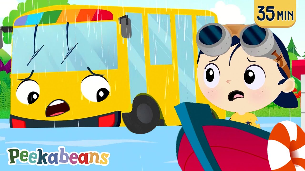 Wheels On The Bus - Rescue Song | Kids Songs & Nursery Rhymes with ...