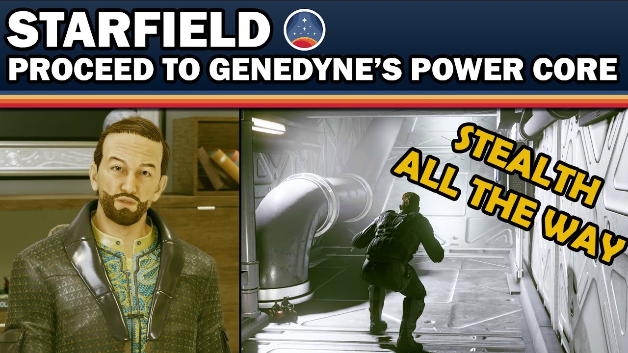 Starfield: Proceed to Generdyne's Power Core (STEALTH) - Absolute Power - YouTube