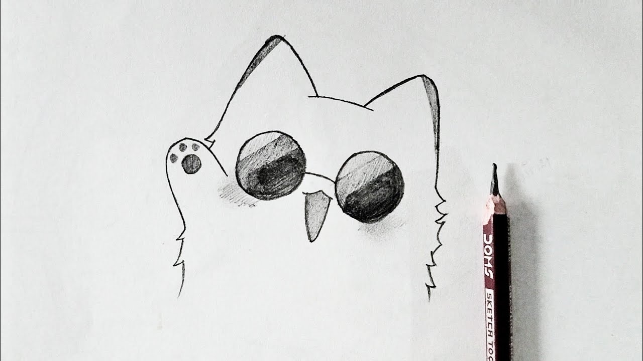 How to draw Gojo chibi cat step-by-step|Easy to draw|how to draw gojo ...