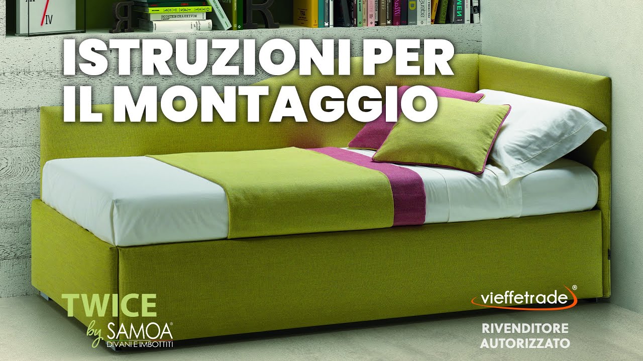 SAMOA Letto Twice - Istruzioni di montaggio VIEFFETRADE - YouTube