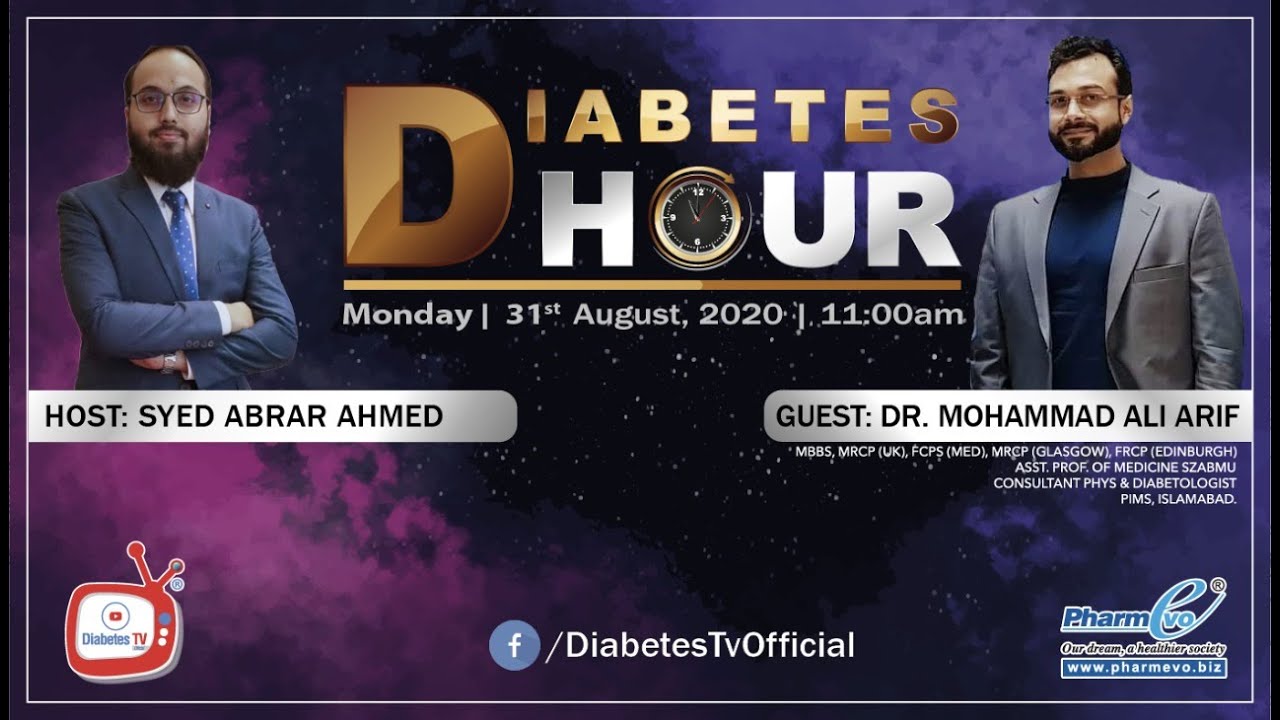 Diabetes Hour with Dr. Muhammad Ali Arif - YouTube