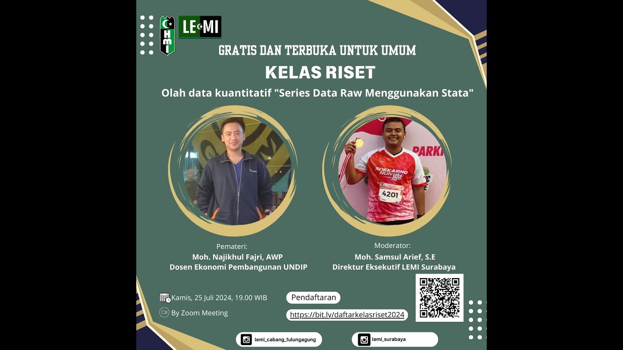 KELAS RISET 2024 | ANALISIS DATA PODES MENGGUNAKAN STATA - YouTube