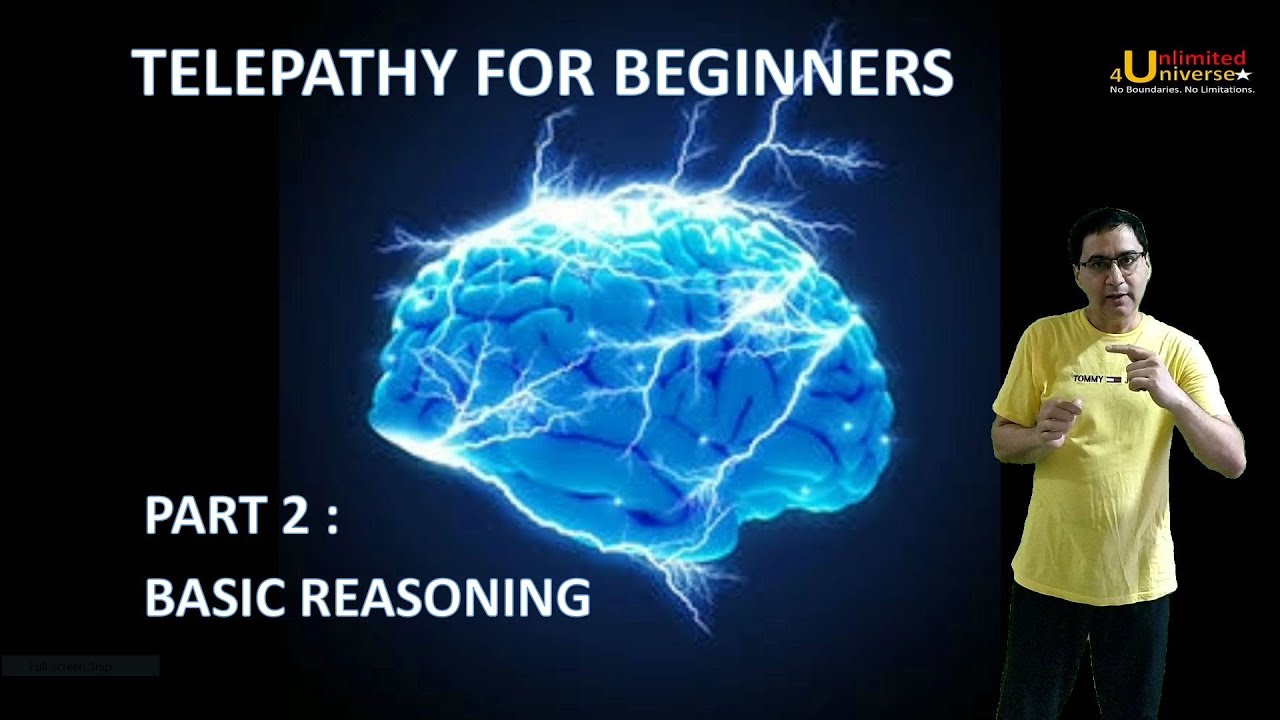 Telepathy | Telepathy For Beginners - Part 2 (Basic Reasoning) | No ...