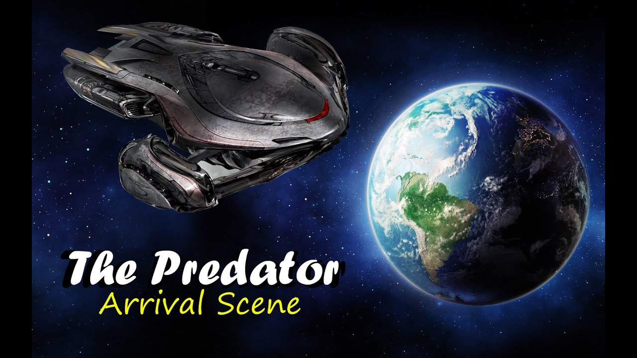 The arrival of Predator on Earth || The Predator (2018) - YouTube
