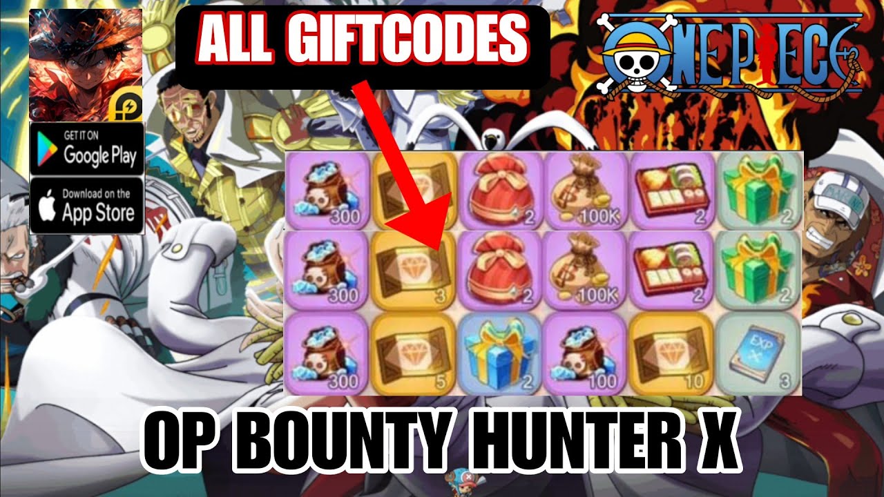 OP Bounty Hunter X & All 7 Giftcodes | 7 Free Codes One Piece Bounty ...