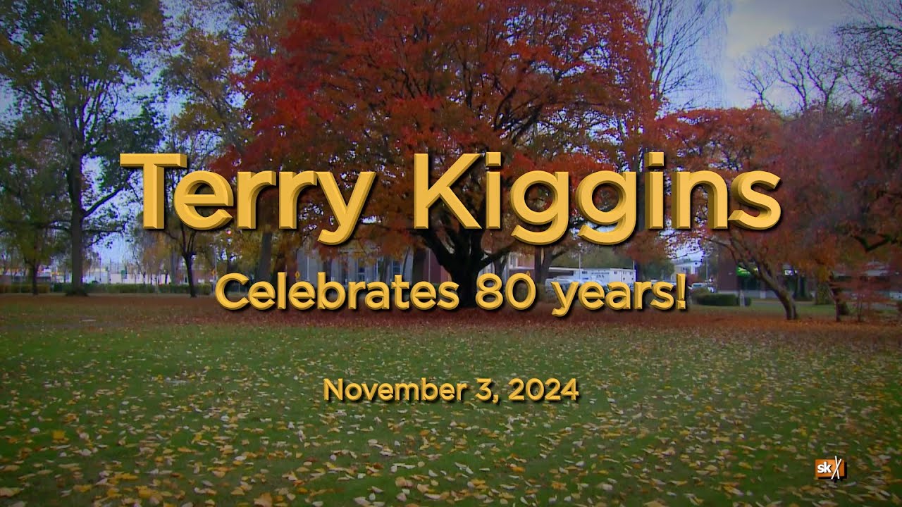 Happy 80th Birthday to my dad, Terry Kiggins - YouTube