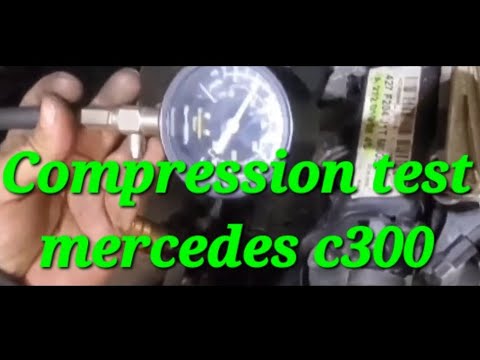 Mercedes C300 Compression test - YouTube